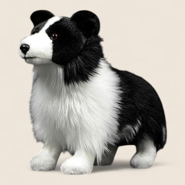 Border Collie Dog Soft Stuffed Plush Toy – Lindiwe-plushies